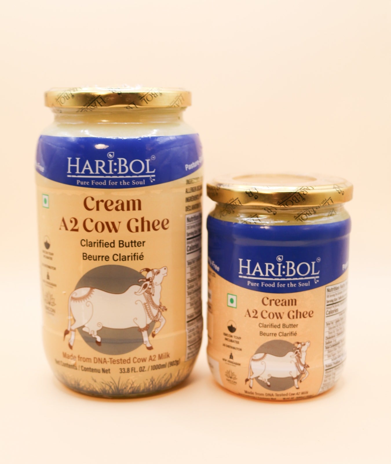 Haribol A2 Ahimsa Cow Ghee | Matchless Gifts ISKCON New Vrindaban